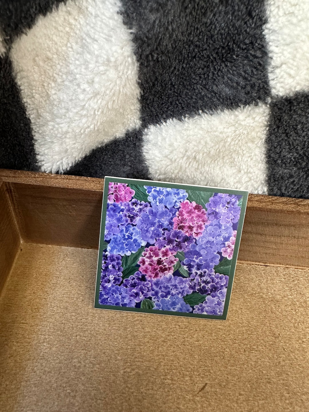 Purple Hydrangea Sticker - Hydrangea Sticker - Floral Sticker - Flower ...