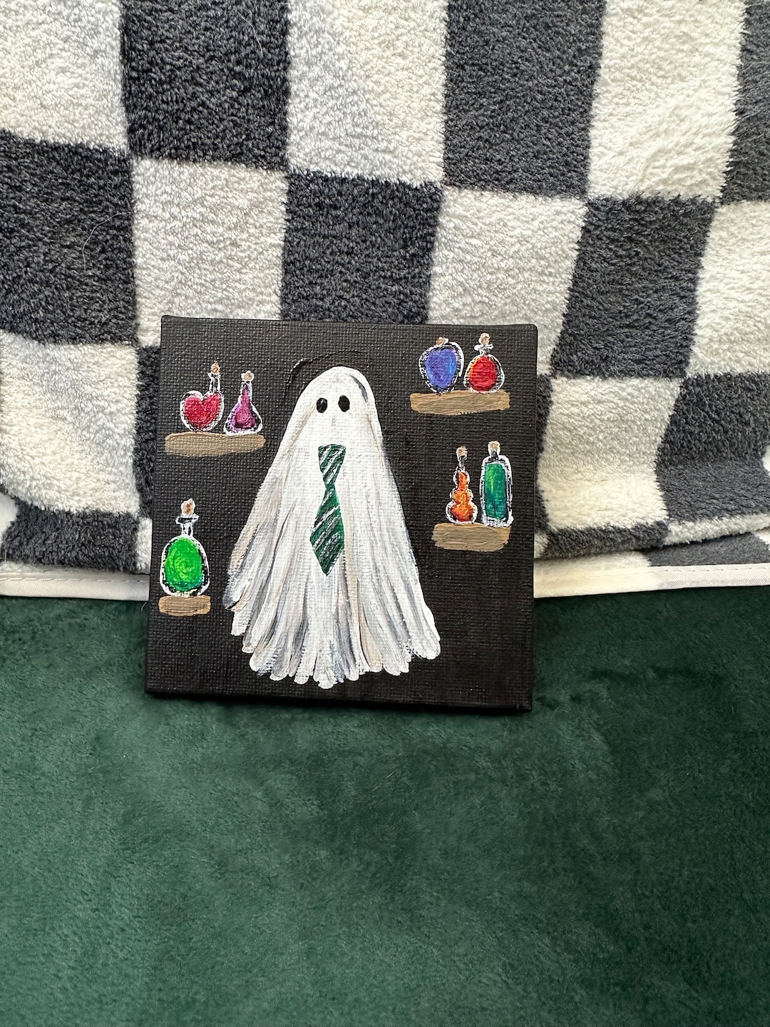 Wizard Ghost - Scientist Ghost Painting - Original Ghost Painting ...