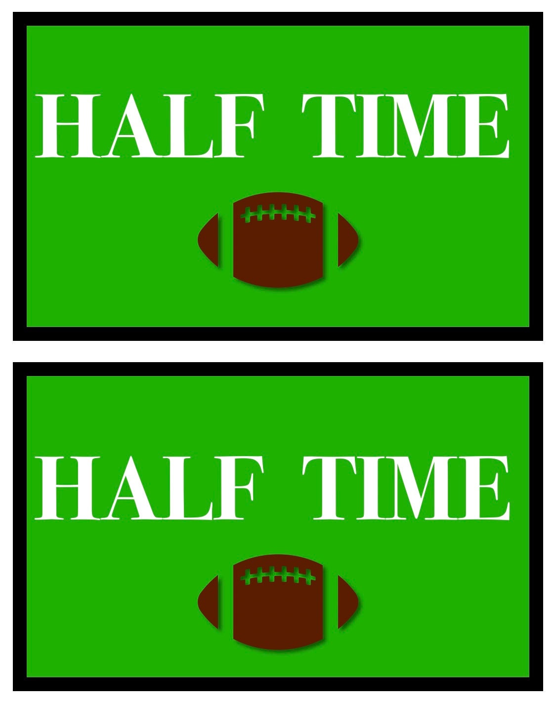 FOOTBALL THEME Party Signs! #birthday #football #party #happybirthday # ...