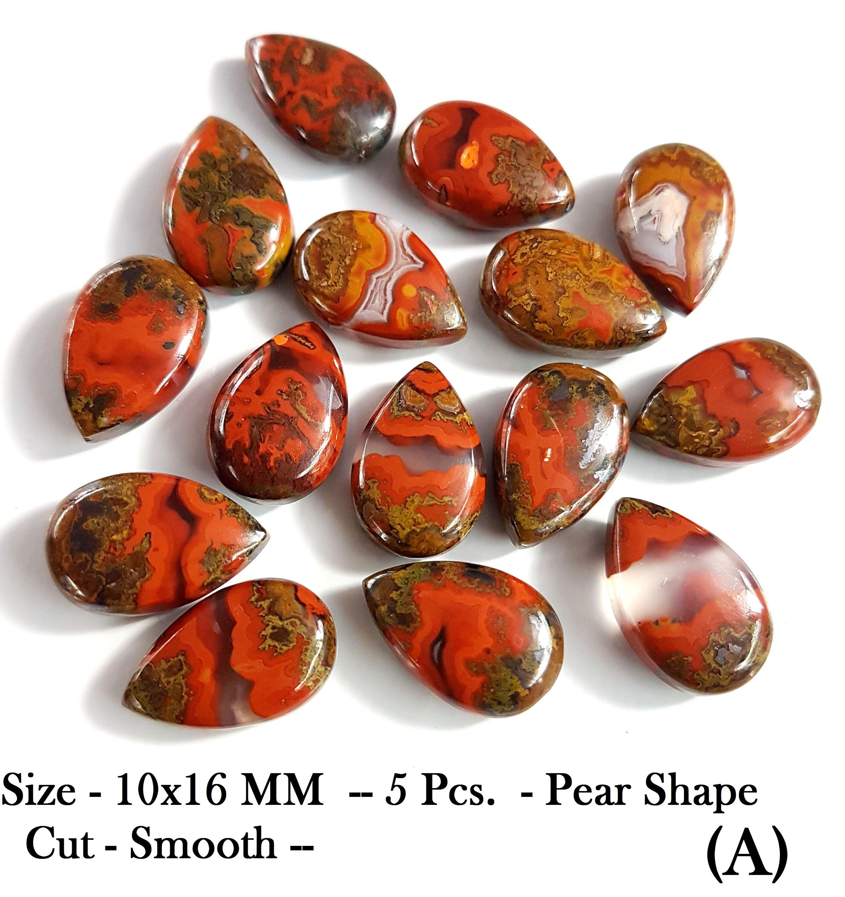 10 PIC Natural Jasper Gemstone Loose Beads Fine Quality | Etsy