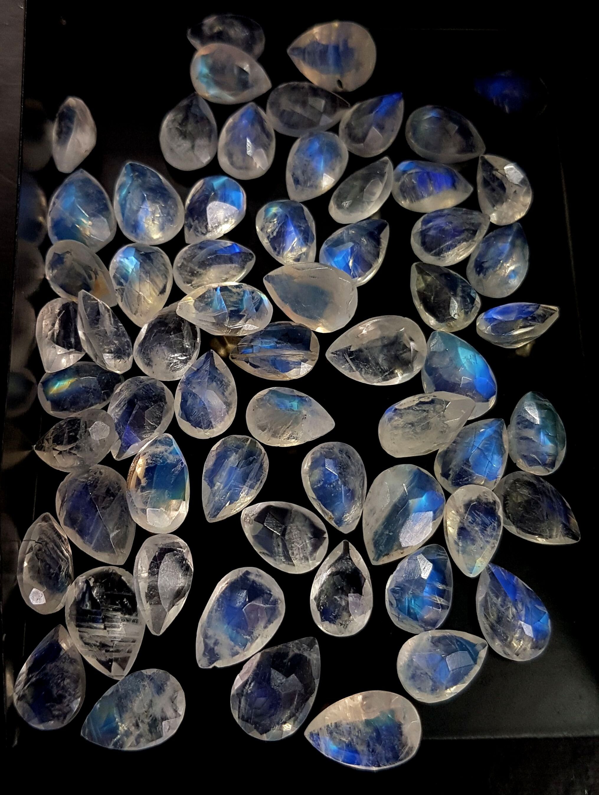 Wholesale Rainbow Moonstone Gemstone Pear Shape Faceted - Etsy