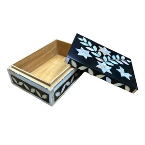 Mother of Pearl Inlay Decorative Box 5X7X2.5 Inch or 12.5/18/6.5 Cms - Etsy