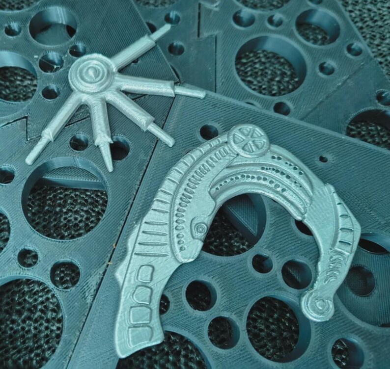 7 of 9, Borg Implants, Cosplay, Prop, Replica, 3D Printed, Star Trek - Etsy