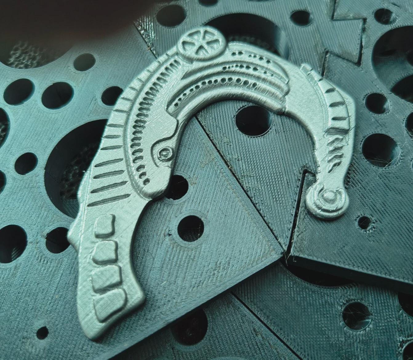 7 of 9, Borg Implants, Cosplay, Prop, Replica, 3D Printed, Star Trek - Etsy