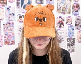 Stray Kids SKZ Han Jisung Skzoo Quokka Face Embroidered Dad Hat Cap - Etsy