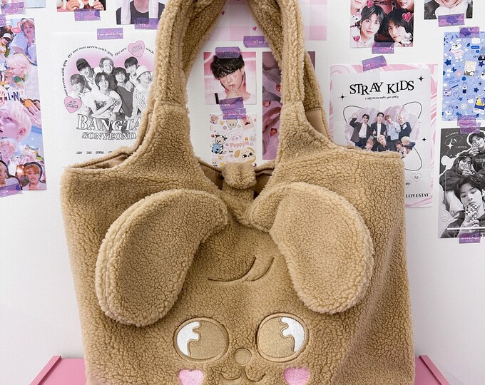 Dandy Boy Fuzzy Tote - Etsy