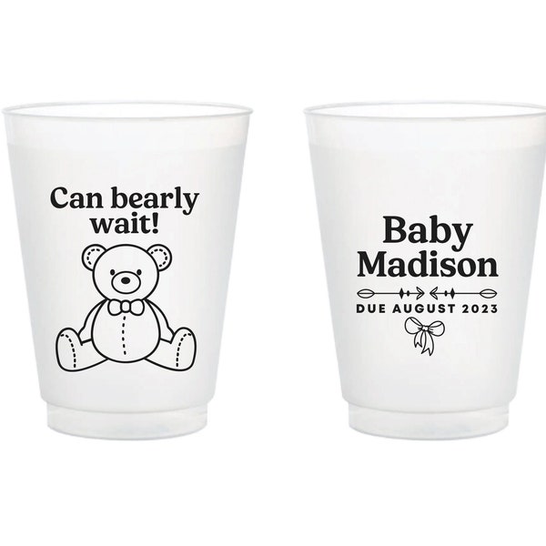 Baby Shower Cups - Etsy