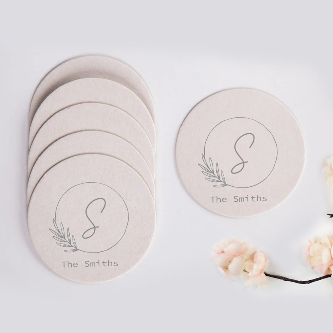 Personalized Wedding Coasters, Personalized Favors, Custom Gift ...