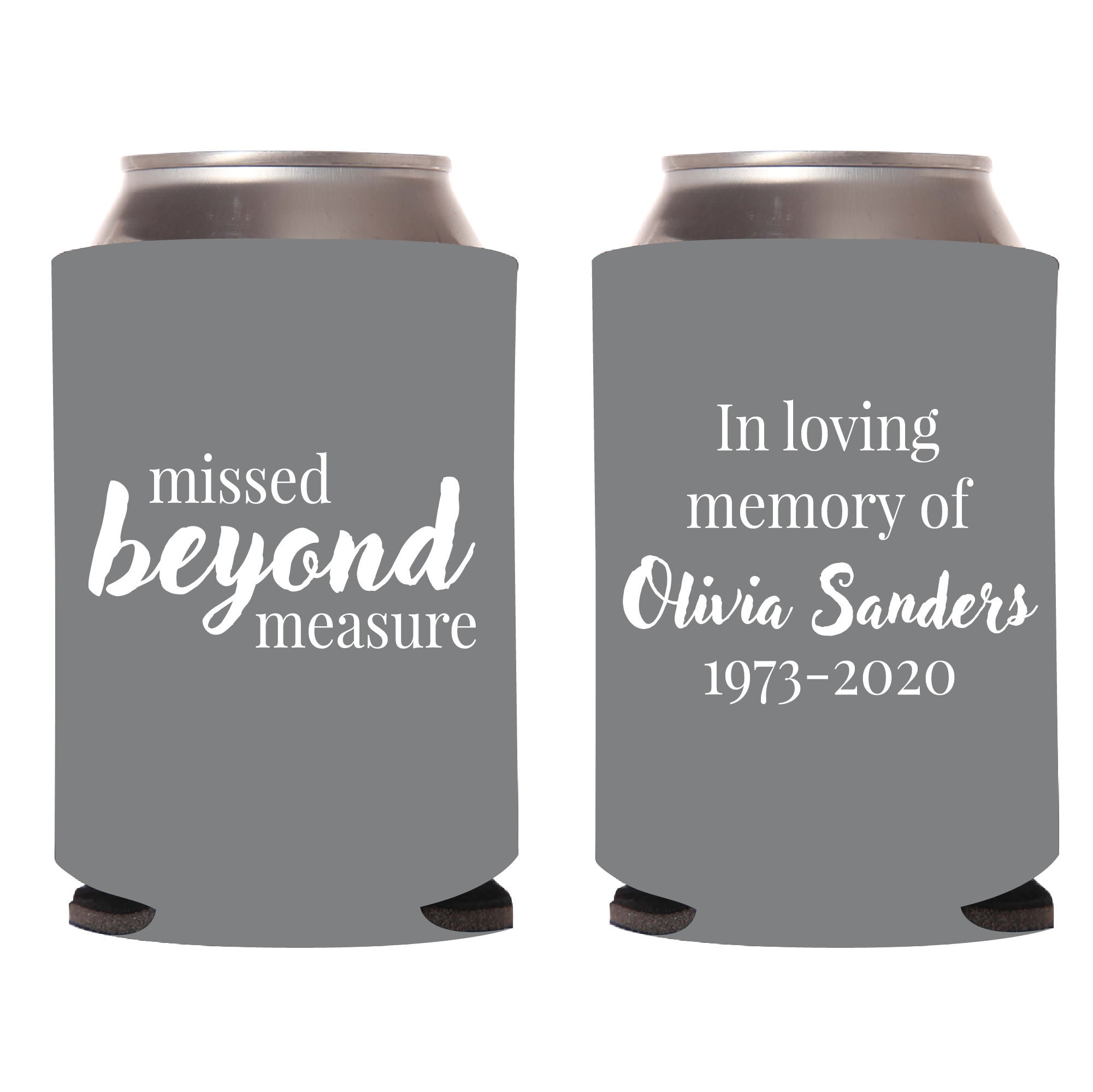 In Loving Memory Can Coolers Funeral Can Cooler Favors | Etsy