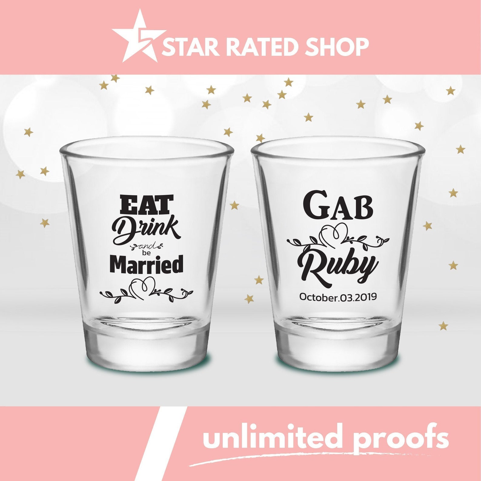 Custom Wedding Shot Glass Wedding Shot Glass Shot Glass - Etsy