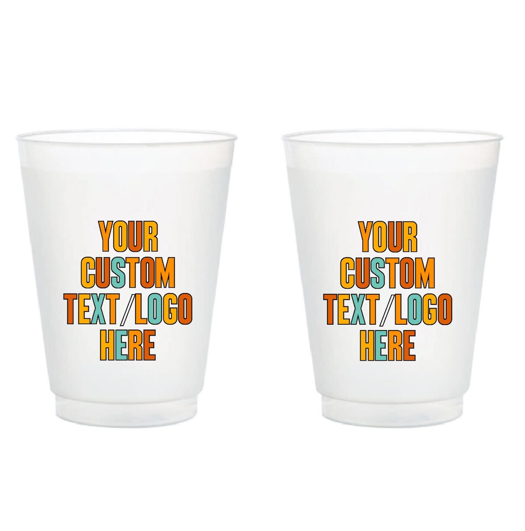 Personalized Full Color Frosted Cups, Customized Full Color Frosted ...