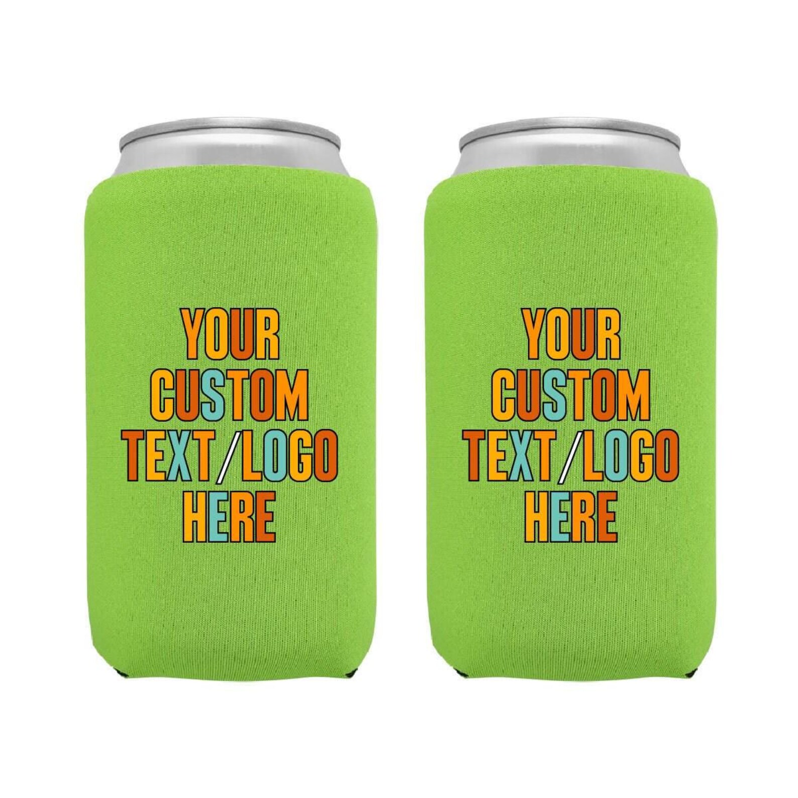 Custom Full Color Neoprene Can Coolers, Personalized Neoprene Can ...