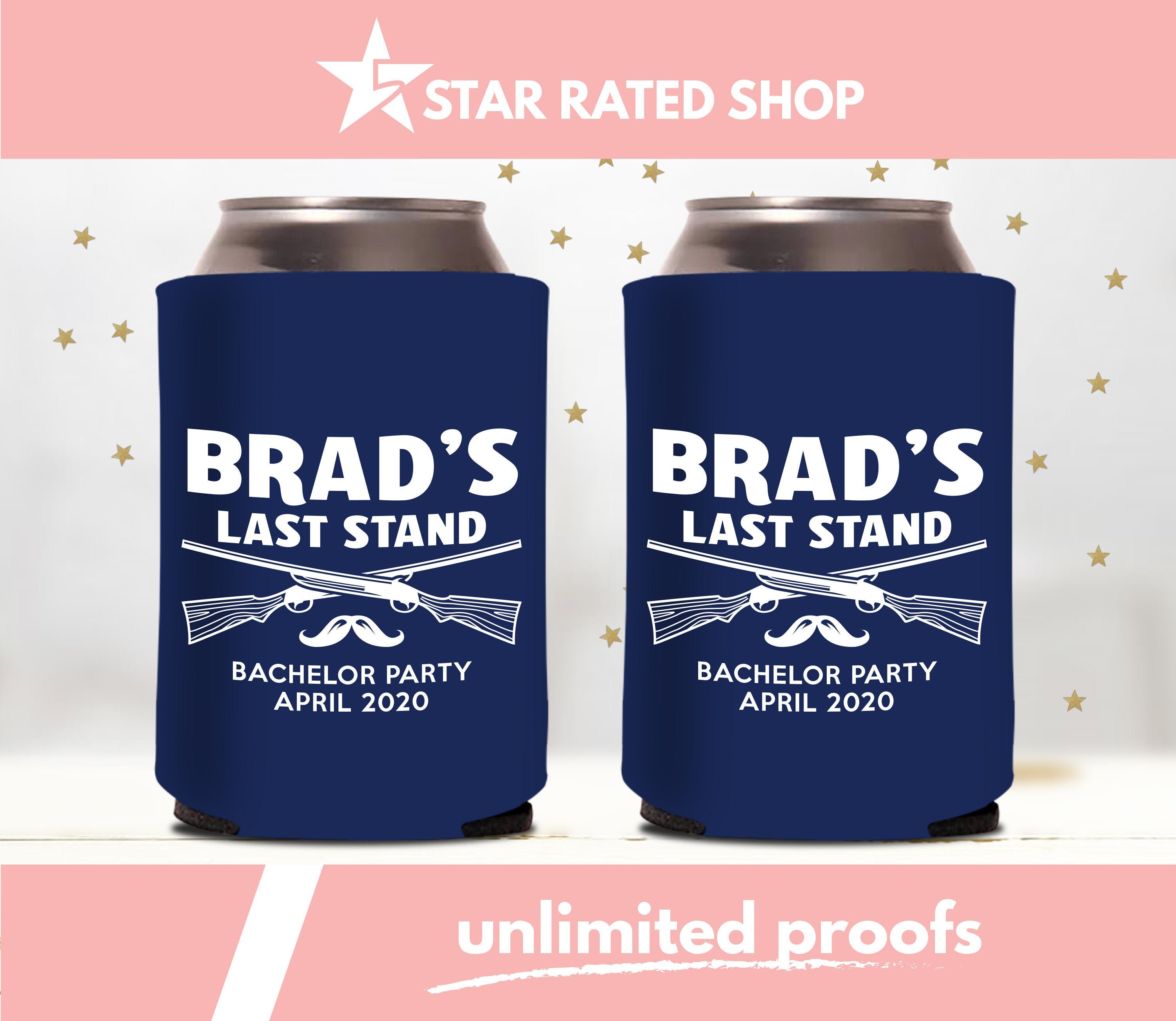 Bachelor Can Coolers Bachelor Party Favor Groomsman Gifts - Etsy