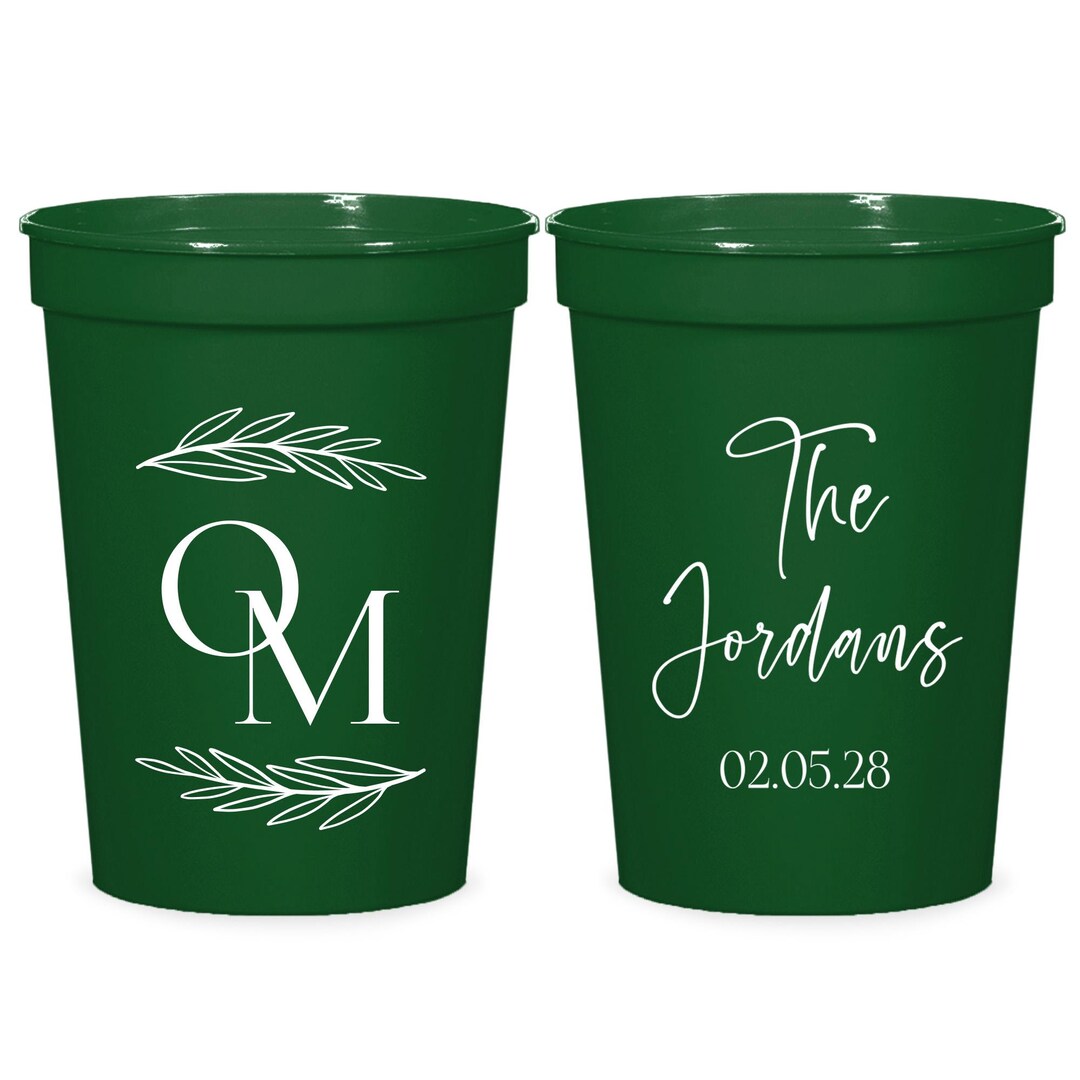 16oz Stadium Cup, Personalized Stadium Cup Wedding Gift, Custom Stadium ...