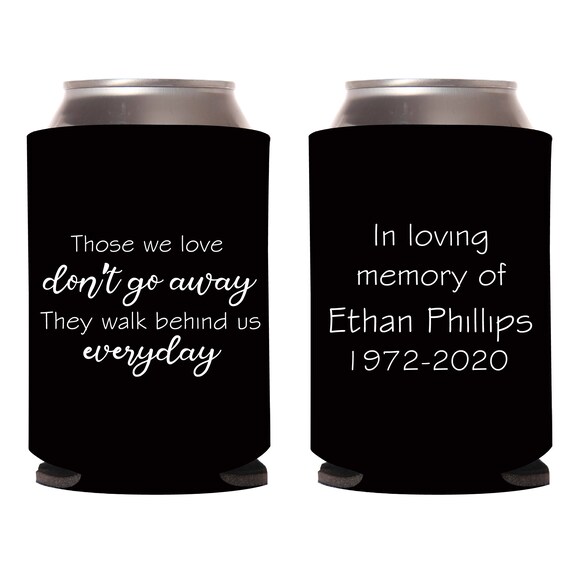 In Loving Memory Can Coolers for Funeral Custom Memorial Can | Etsy