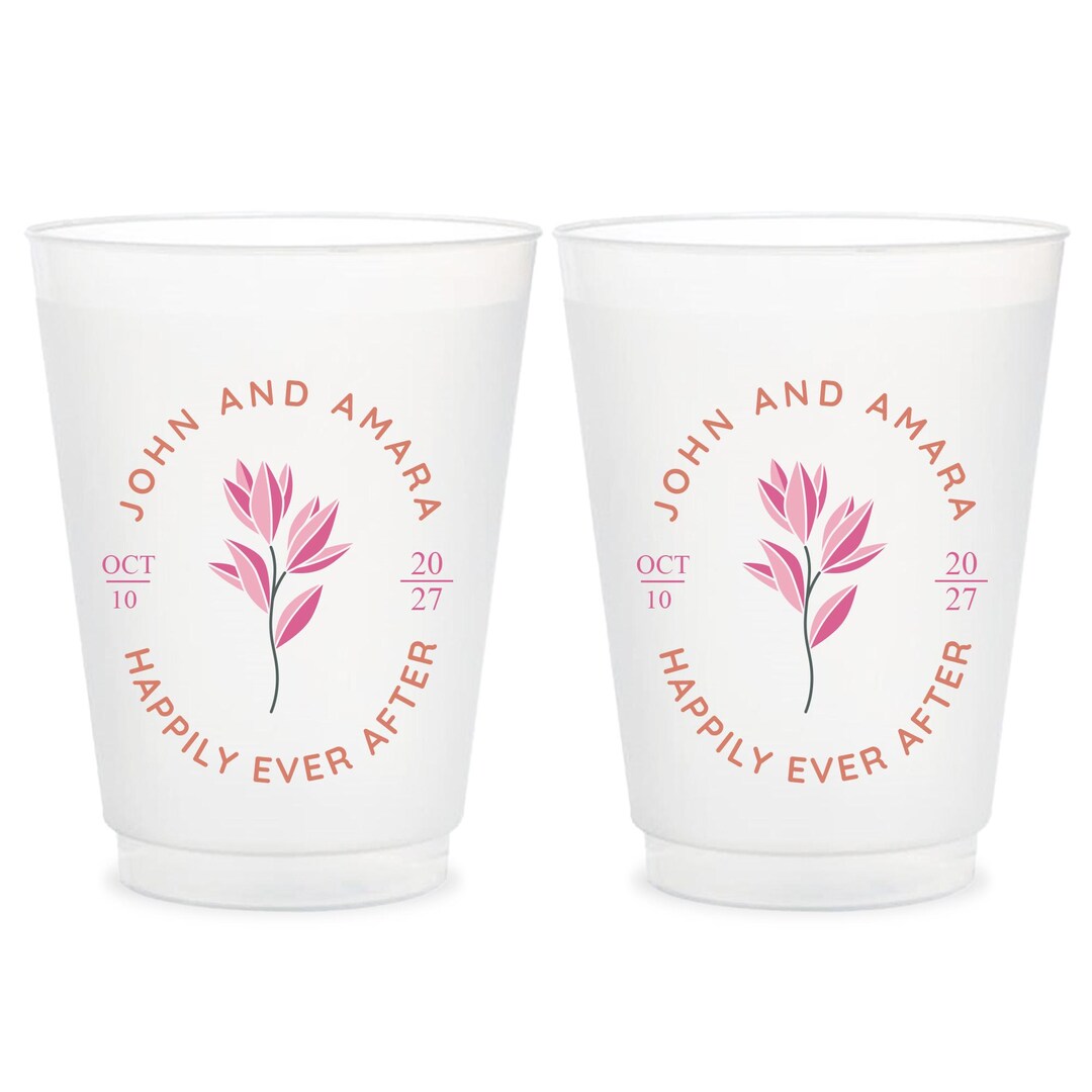 Personalized Full Color Frosted Cups, Customized Full Color Frosted ...