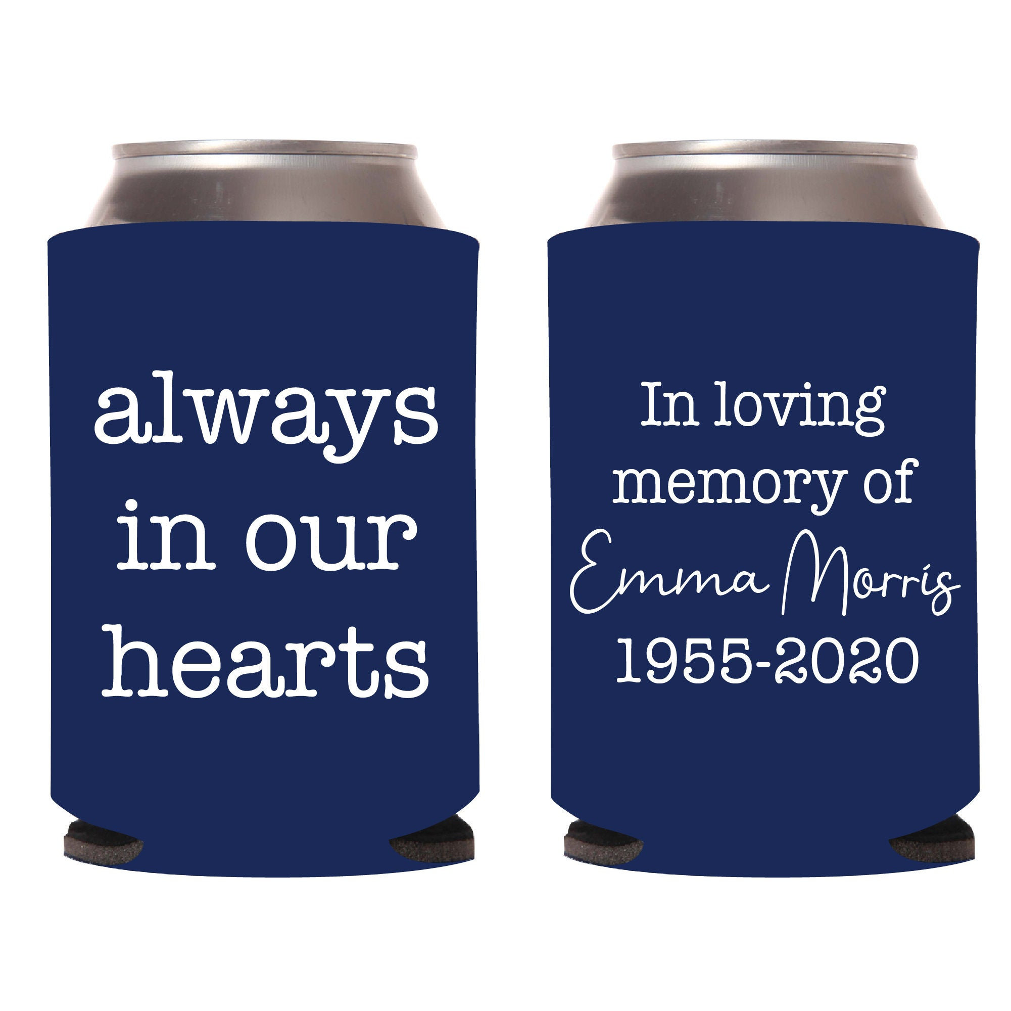 In Loving Memory Funeral Can Cooler Favors in Our Hearts Can - Etsy