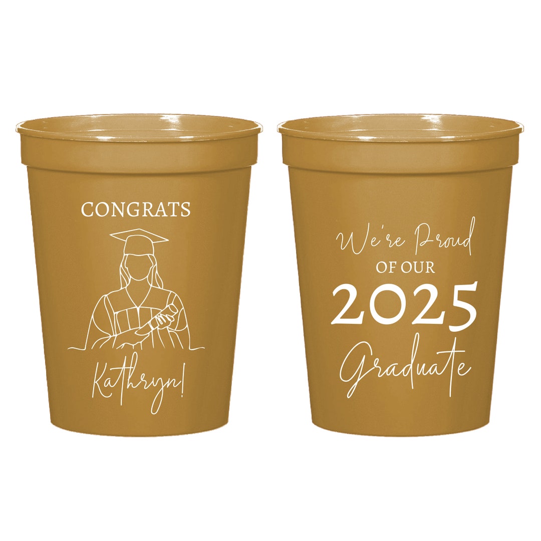 We're Proud of Our Graduate Customized Stadium Cups, Personalized ...