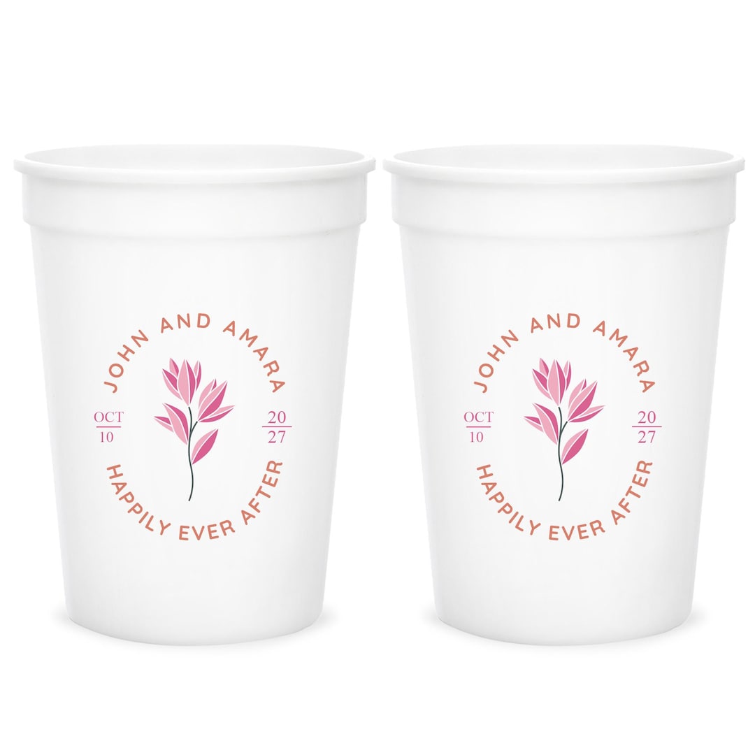 Custom Full Color Stadium Cups, Personalized Full Color Stadium Cups ...