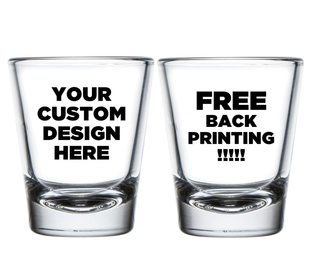 Custom Shot Glasses, Shot Glasses, Custom Shot Glass, Clear Shot ...