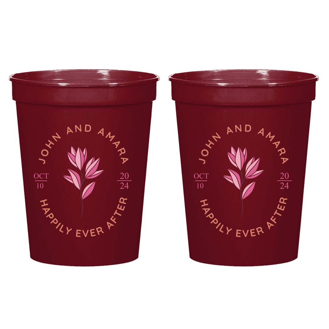 Custom Full Color Stadium Cups, Personalized Full Color Stadium Cups ...