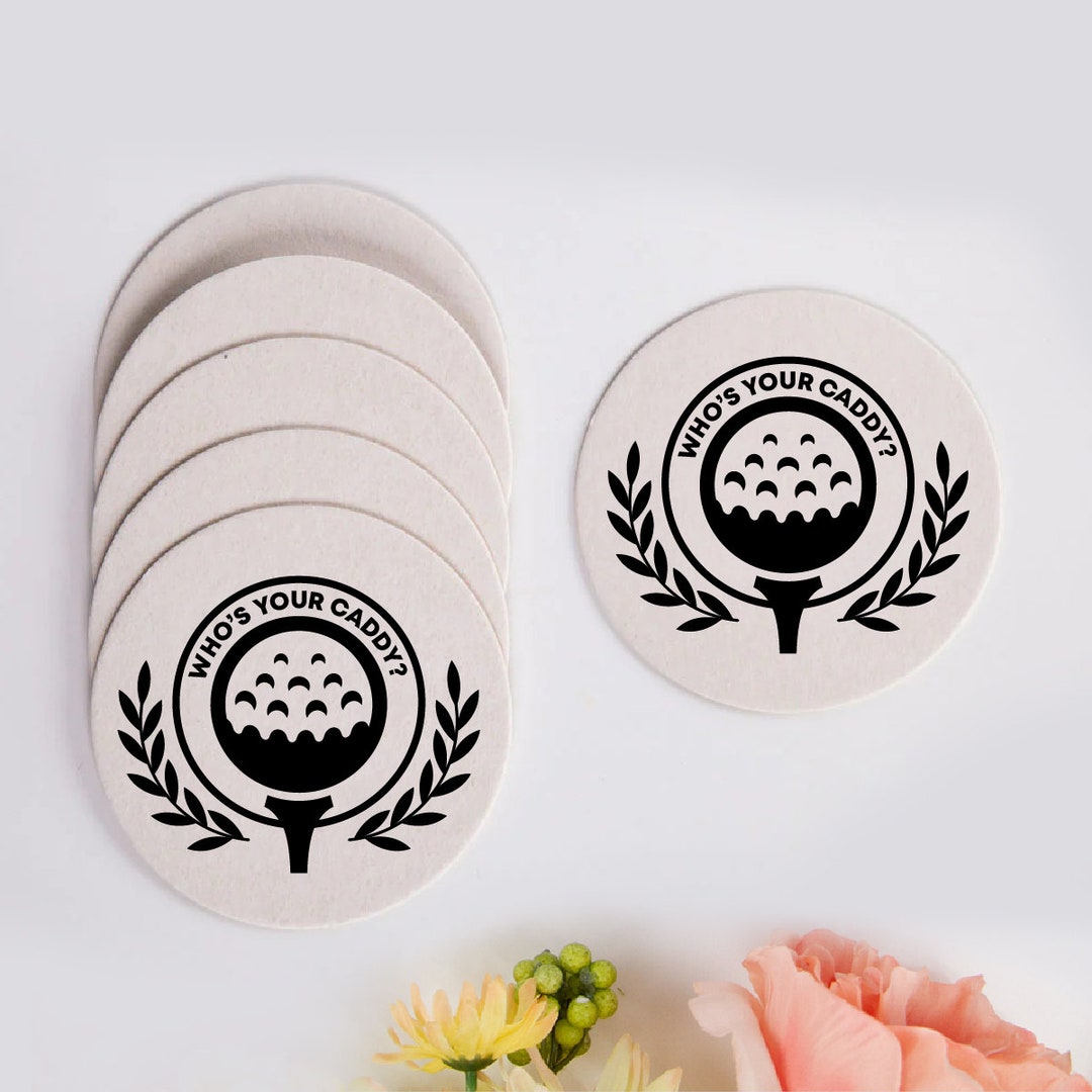 Custom Golf Bachelor Party Coaster, Golf Coaster, Golf-themed Bachelor ...