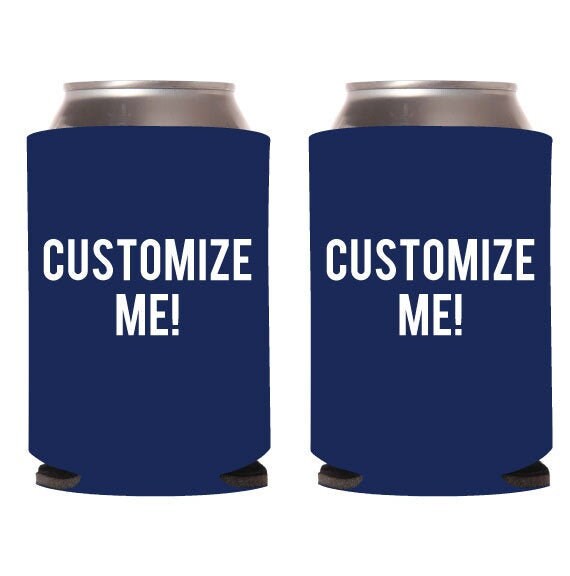Custom Can Coolers Personalized Can Coolers Custom Party - Etsy