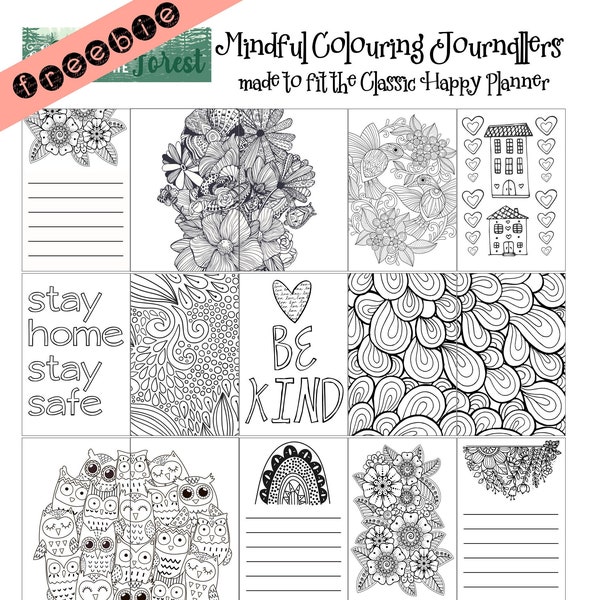 Coloring Planner Stickers - Etsy