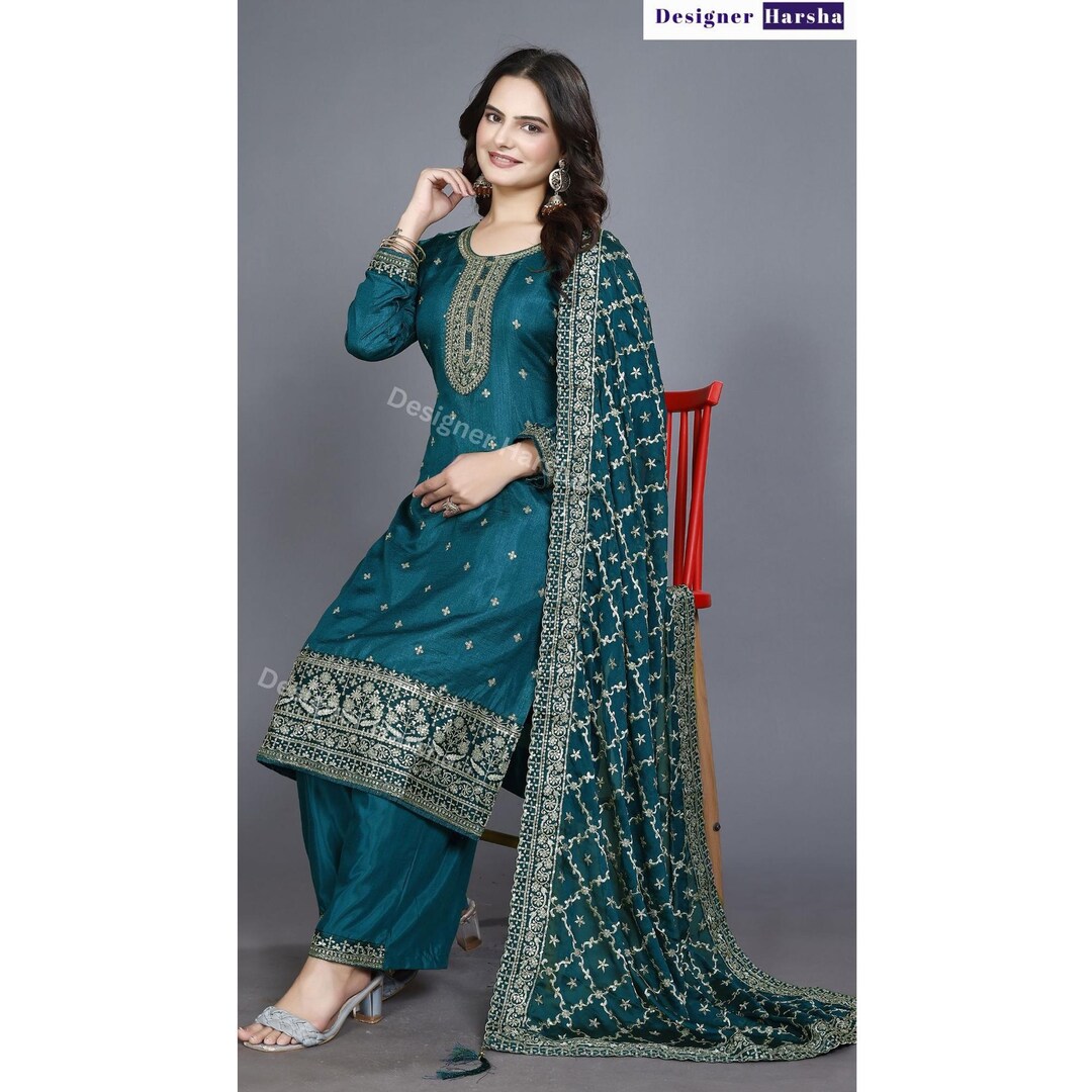 Special Occasion Wear Readymade Shalwar Kameez Dupatta Dresses Indian ...