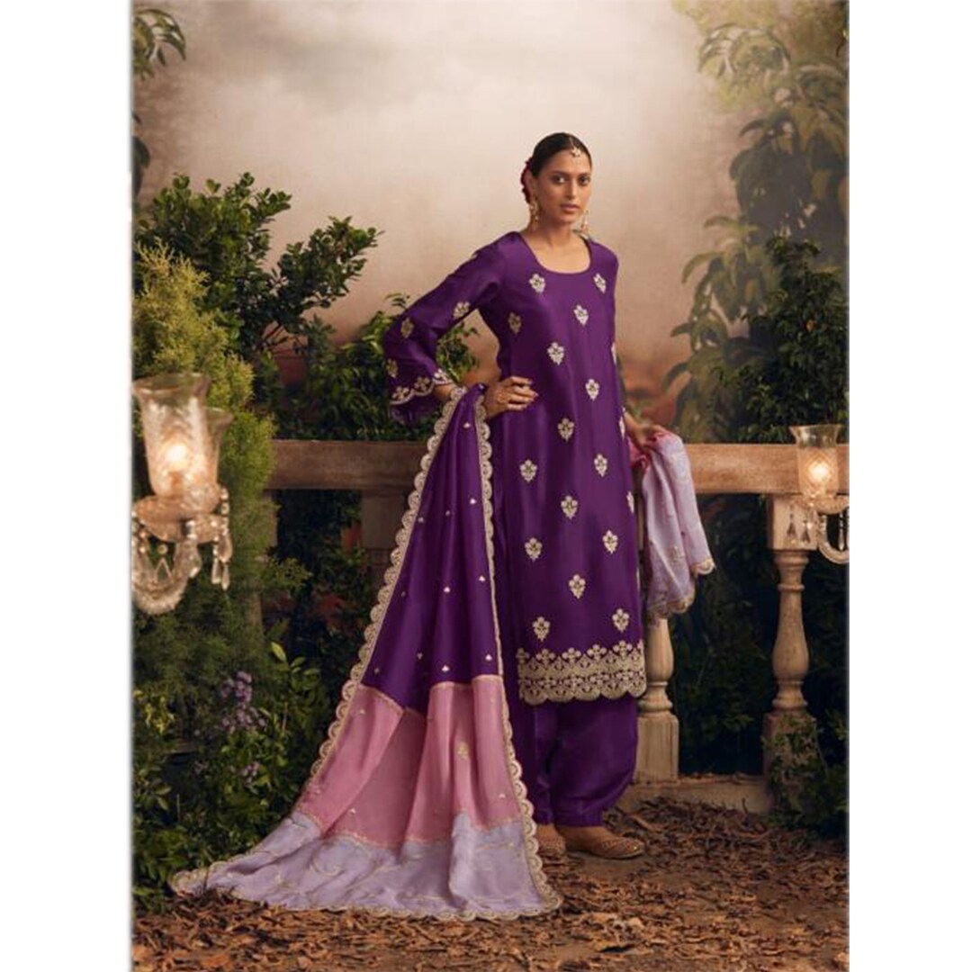 Pakistani Islamic Wear Designer Shalwar Kameez Dupatta Dress Heavy ...