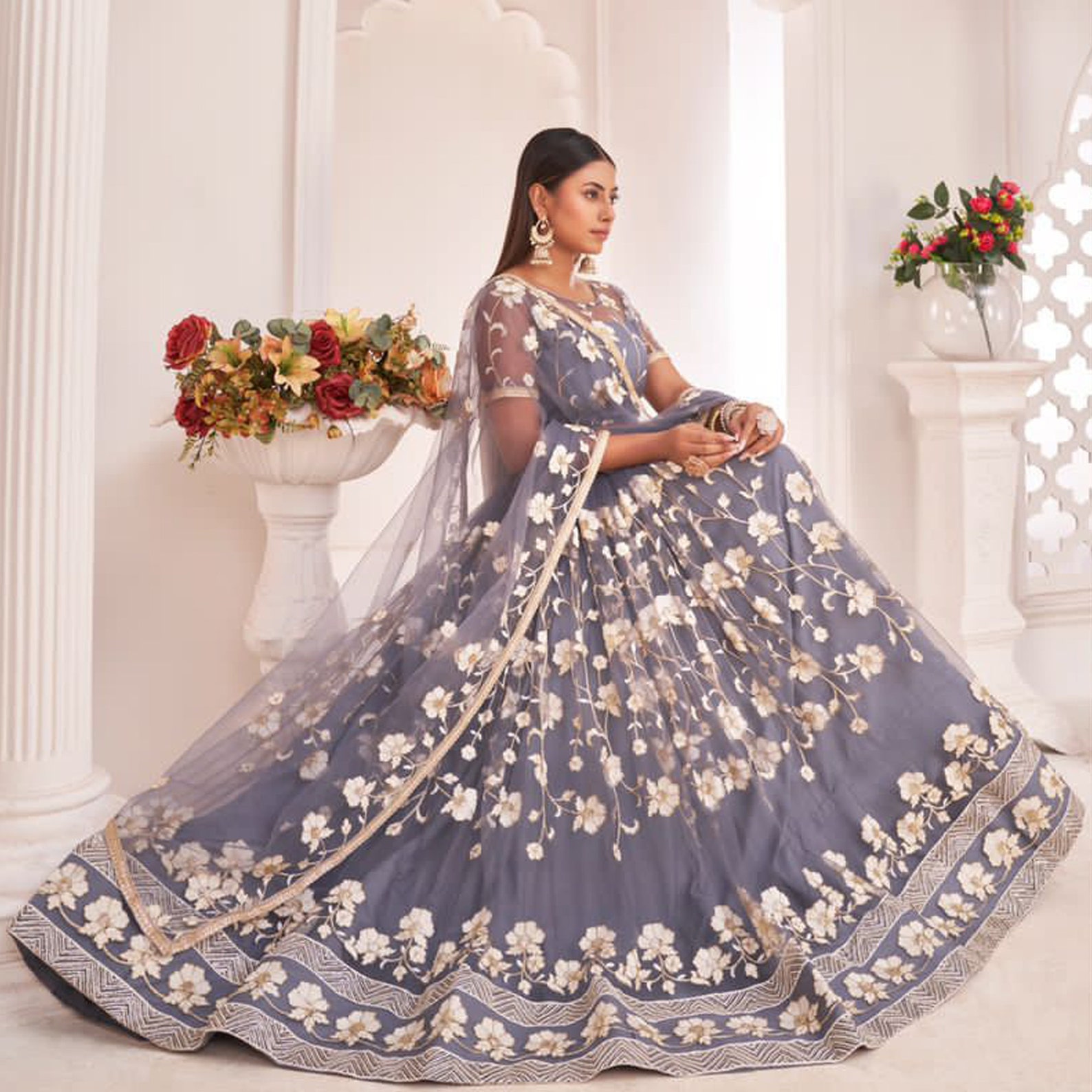 Bollywood Designer Bridal Lehenga Suits Heavy Embroidery - Etsy