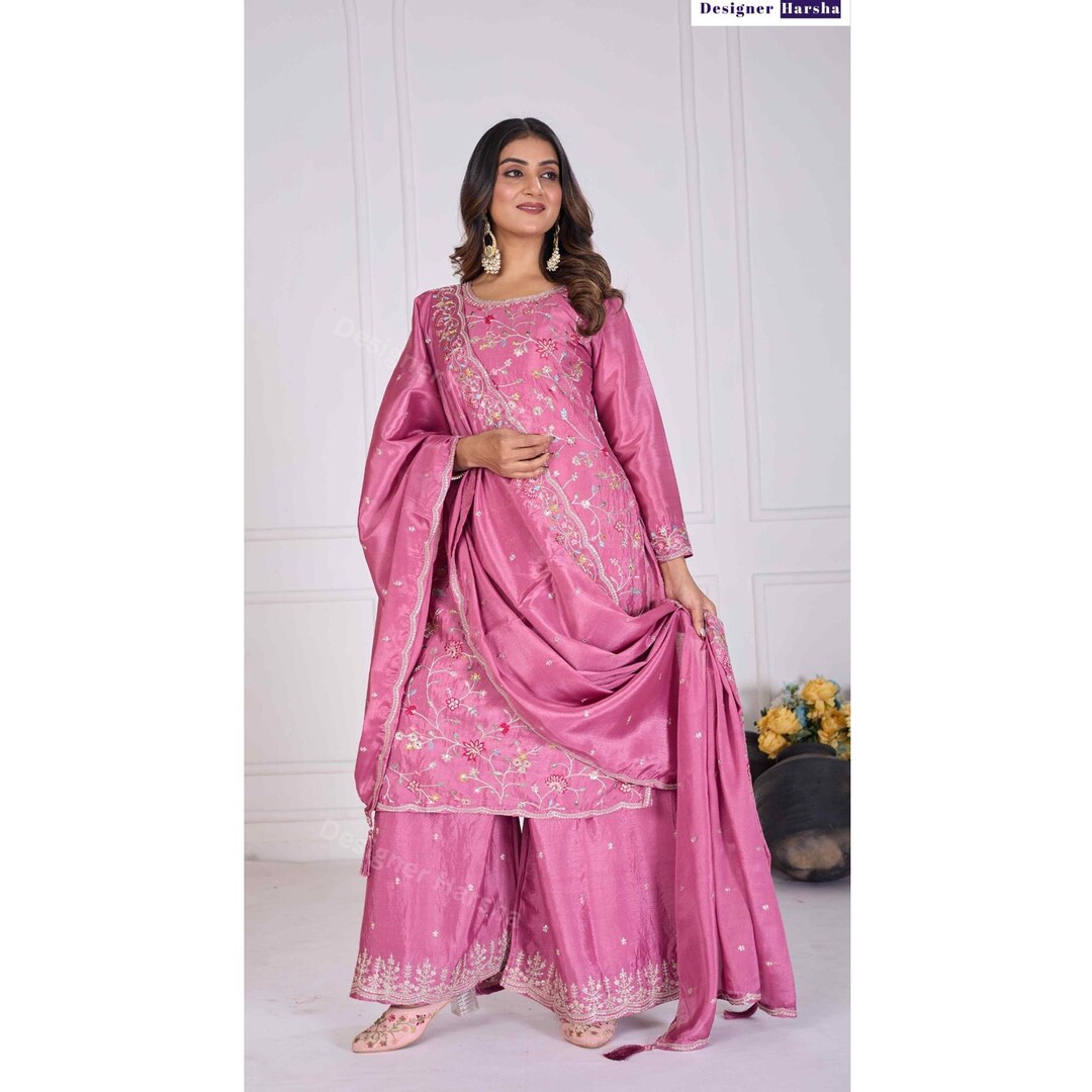 Indian Diwali Party Wear Salwar Kameez Dress for Women, USA Modern Desi ...