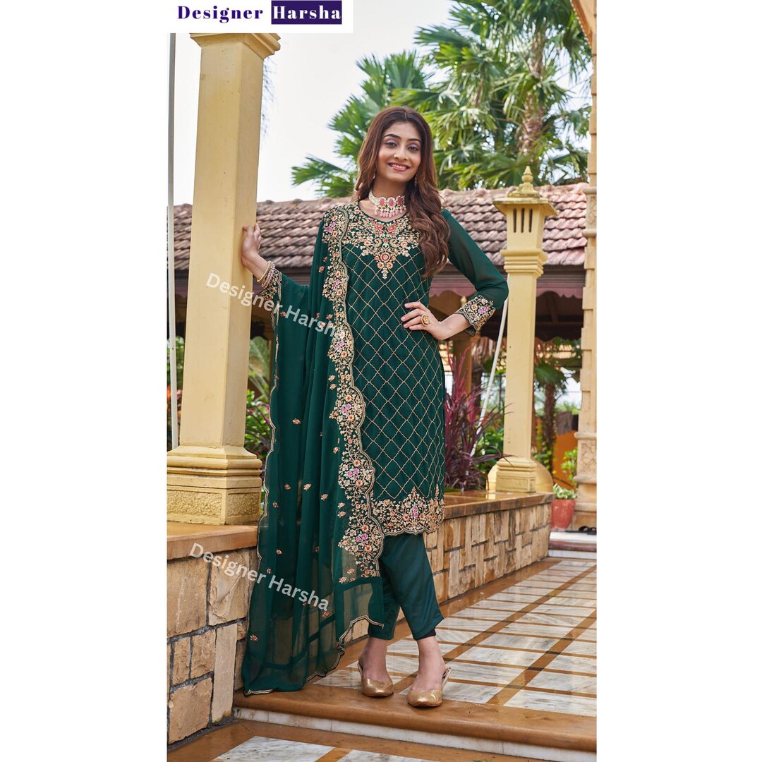 Shalwar Kameez / Indian Wear Traditional Suits / Trouser Pant ...