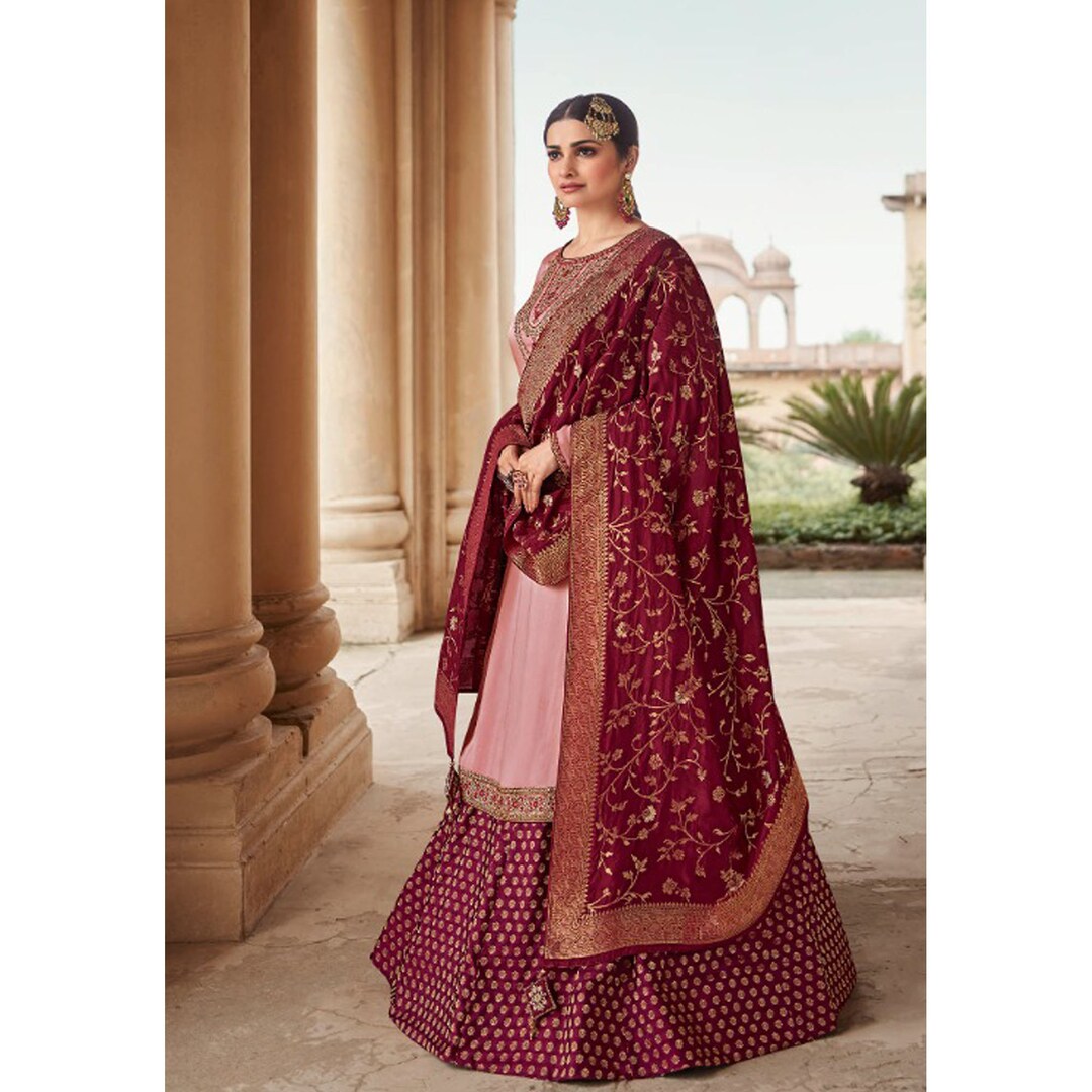 Pakistani Eid Party Wear Shalwar Kameez Lengha Suits Heavy Embroidery ...