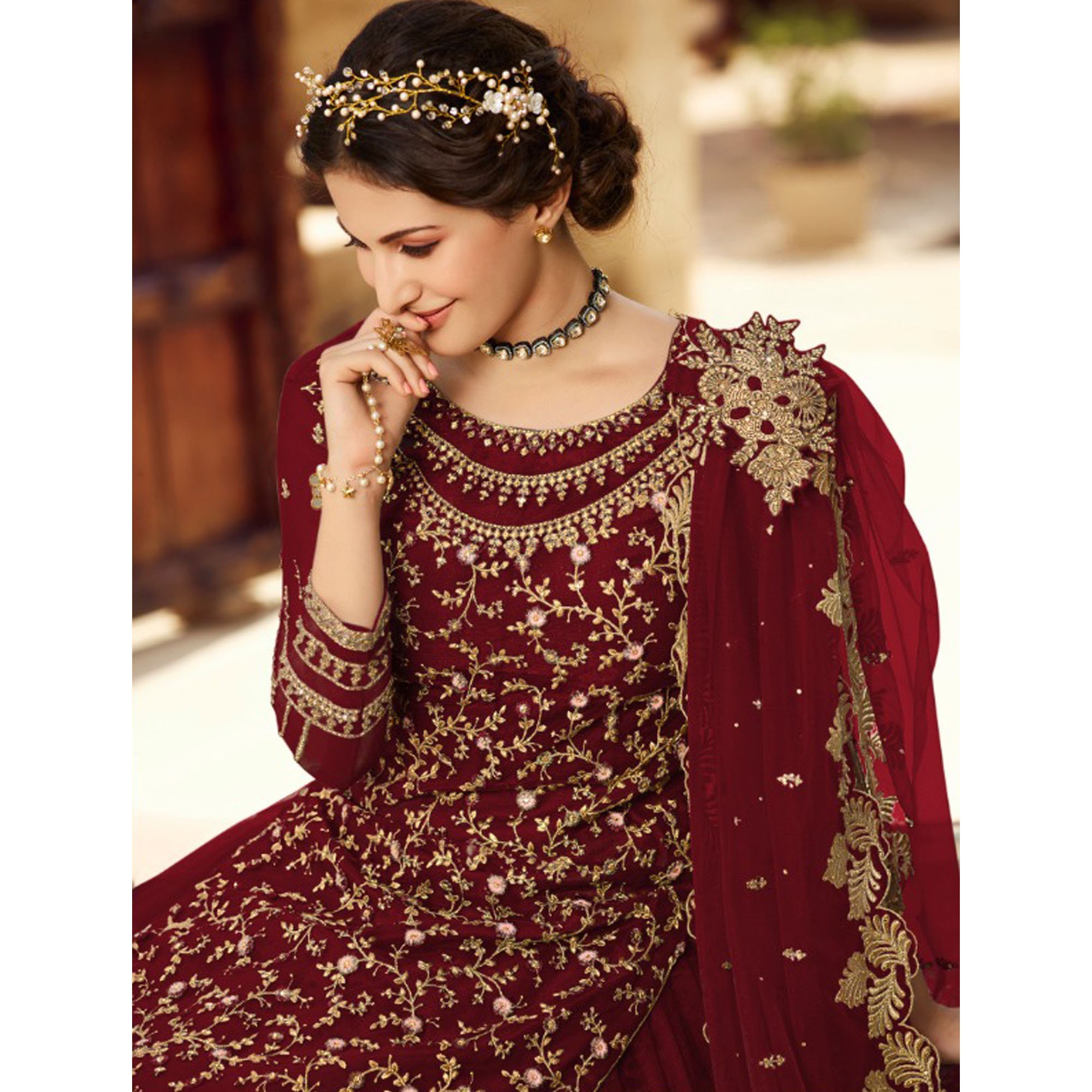 Bridal Wear Designer Sharara Plazzo Suits Ready Made Heavy | Etsy