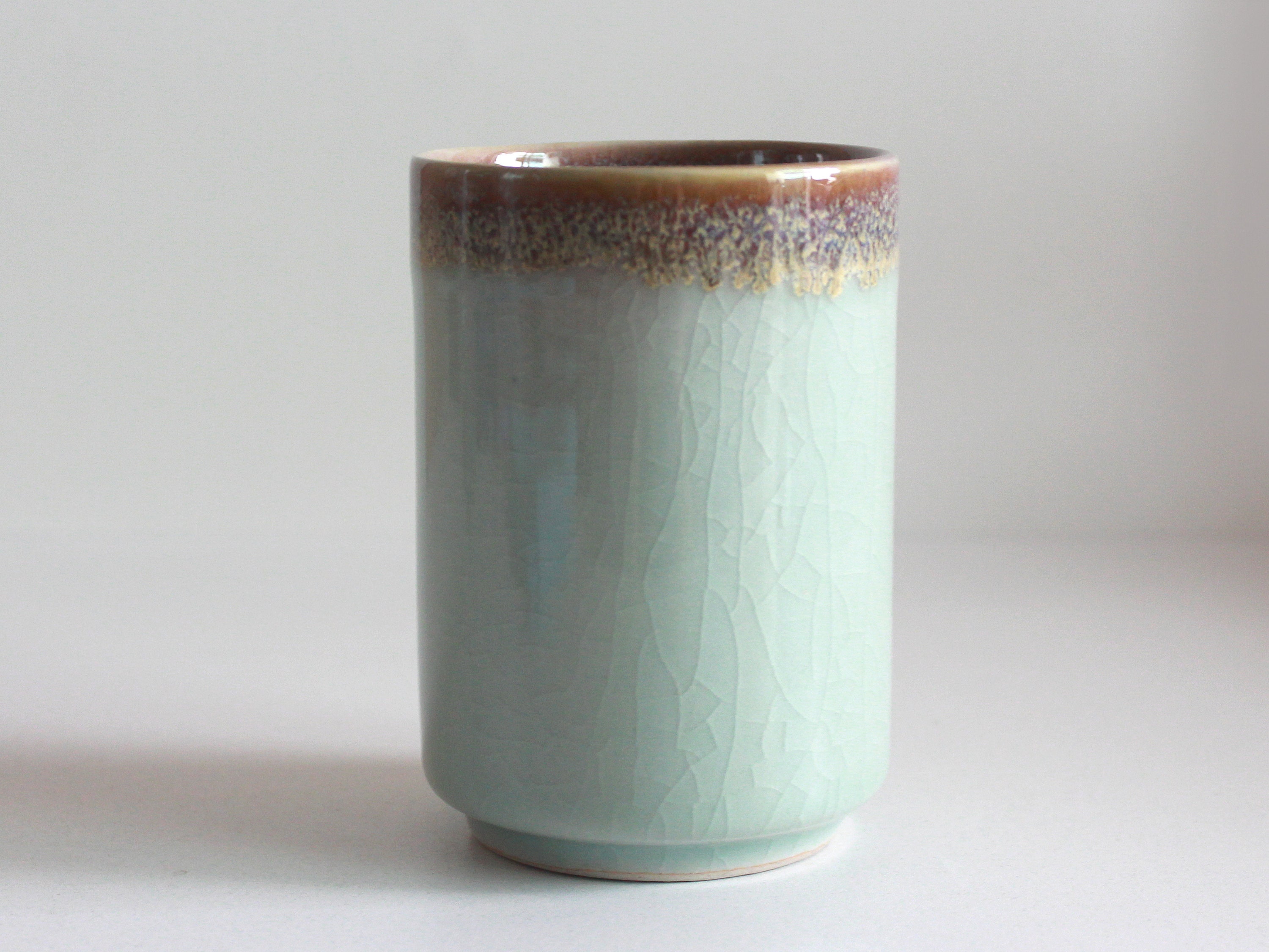 10.8oz 320ml Celadon Mug Mug No Handle Tall Mug Ceramic - Etsy
