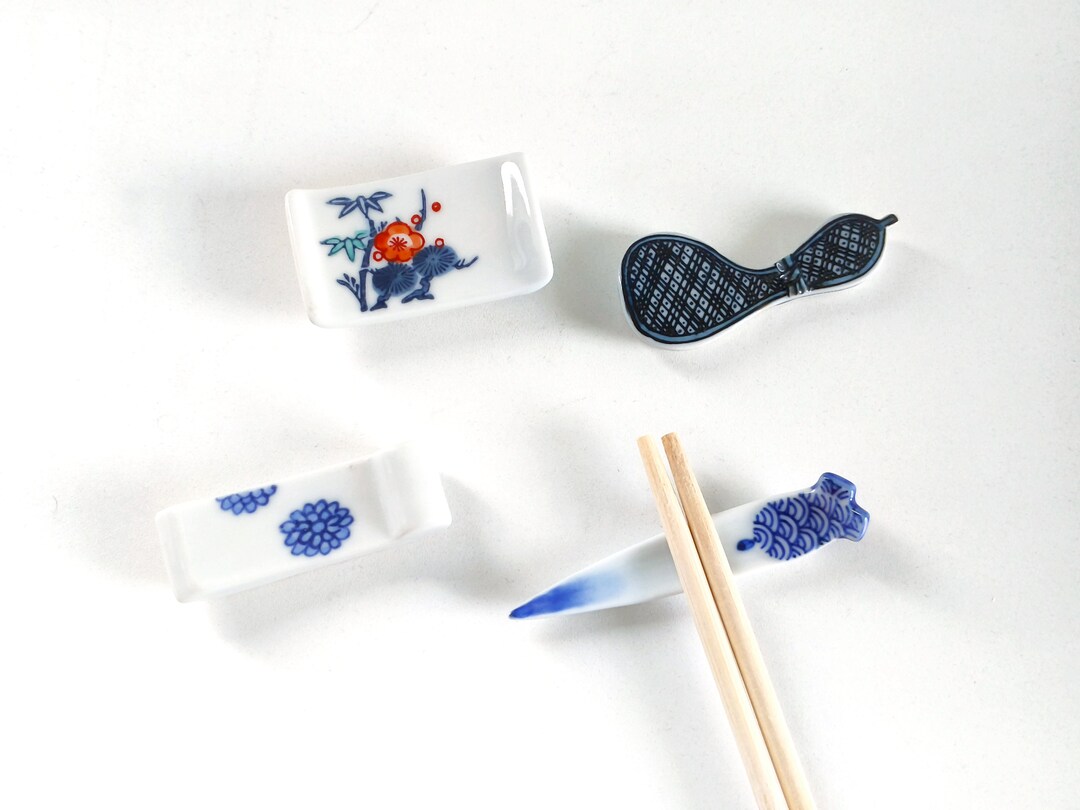 Chopstick Rest, Japanese Antique Design, Ceramic Chopstick Rest, #ANT02 ...