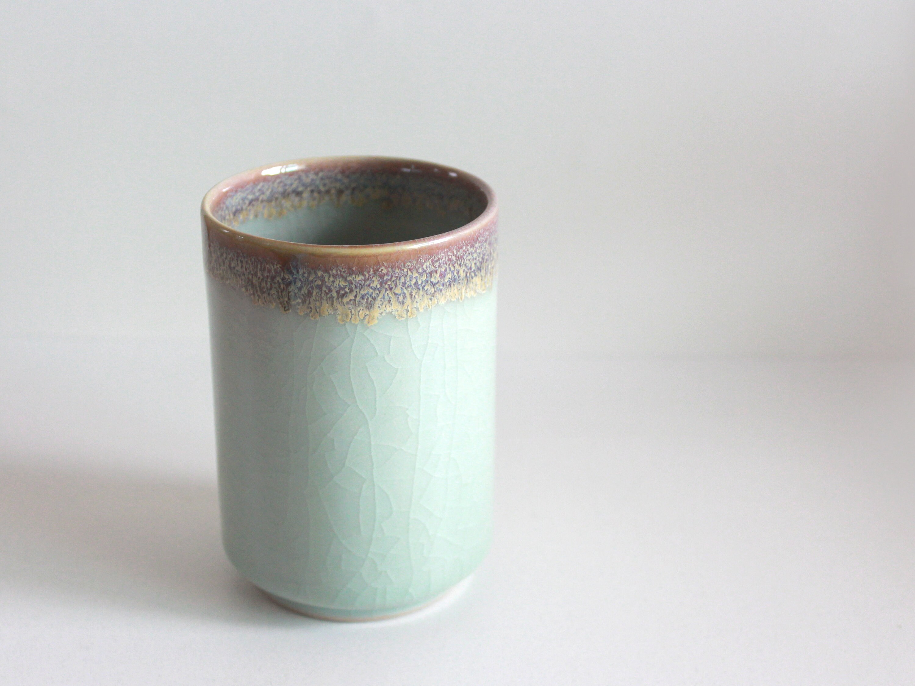 10.8oz 320ml Celadon Mug Mug No Handle Tall Mug Ceramic - Etsy