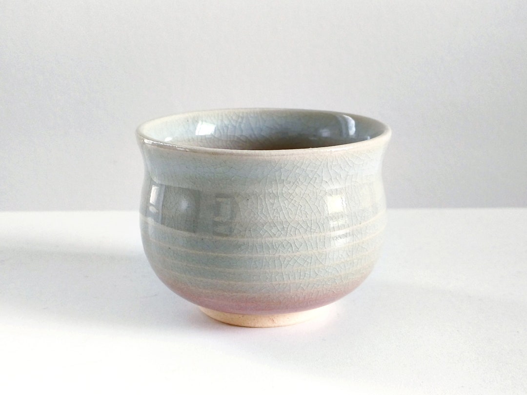 5.4oz, 160ml, Chawan, Small Chawan, Gomokai-nari, Japanese Tea Cup, Tea Cup, Handmade Ceramic ...