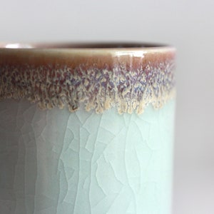 10.8oz, 320ml, Celadon Mug, Mug No Handle, Tall Mug, Ceramic Mug ...