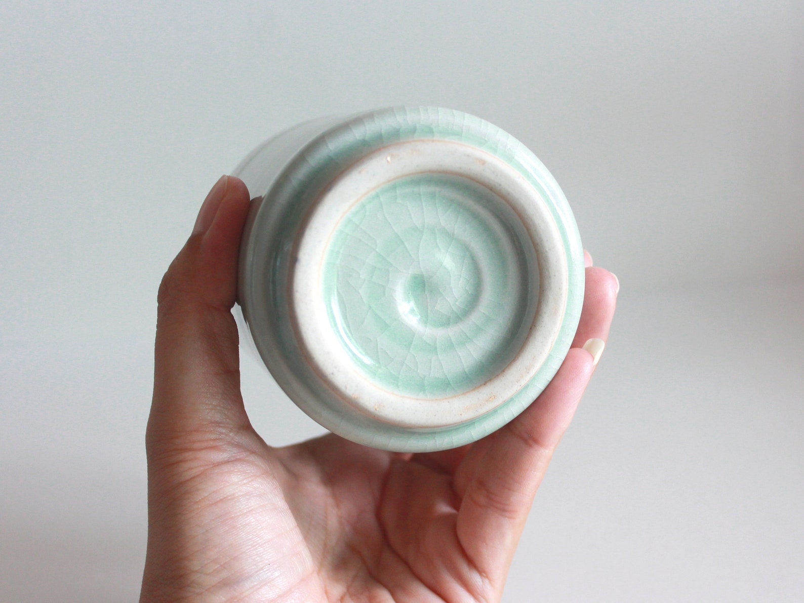 10.8oz 320ml Celadon Mug Mug No Handle Tall Mug Ceramic - Etsy