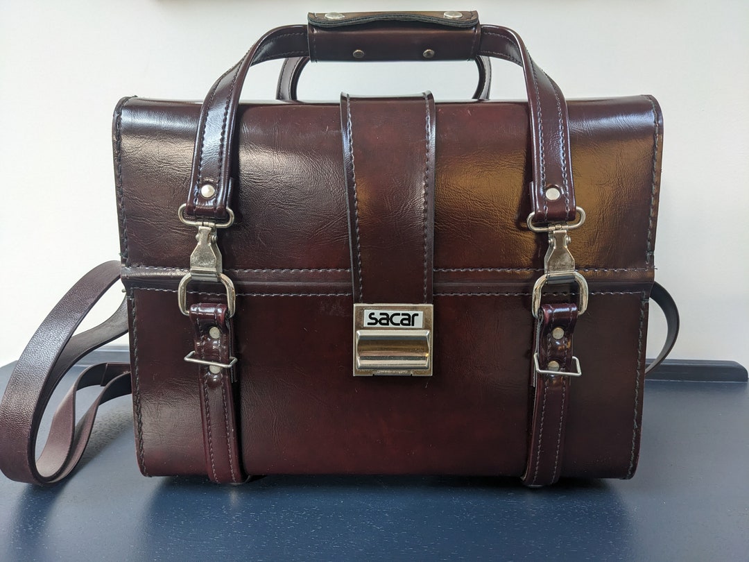 Sacar Vintage Camera Bag, Vintage Sacar Faux Leather Camera Bag ...