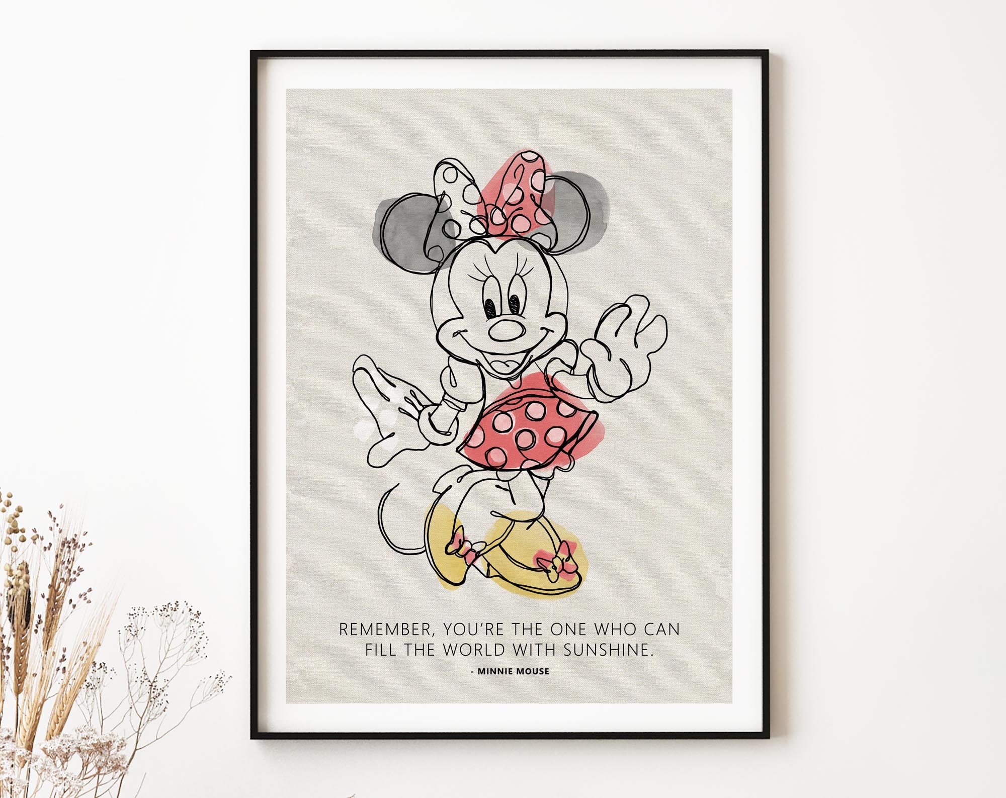 Cartoon Famous Mice DUO Abstract Art Line Art - Etsy
