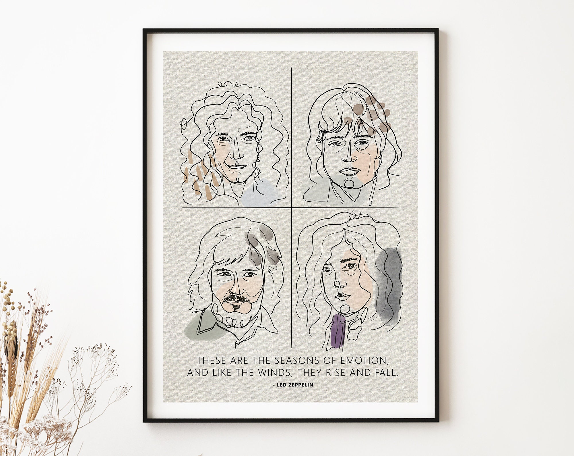 Led Zeppelin Art Drawings