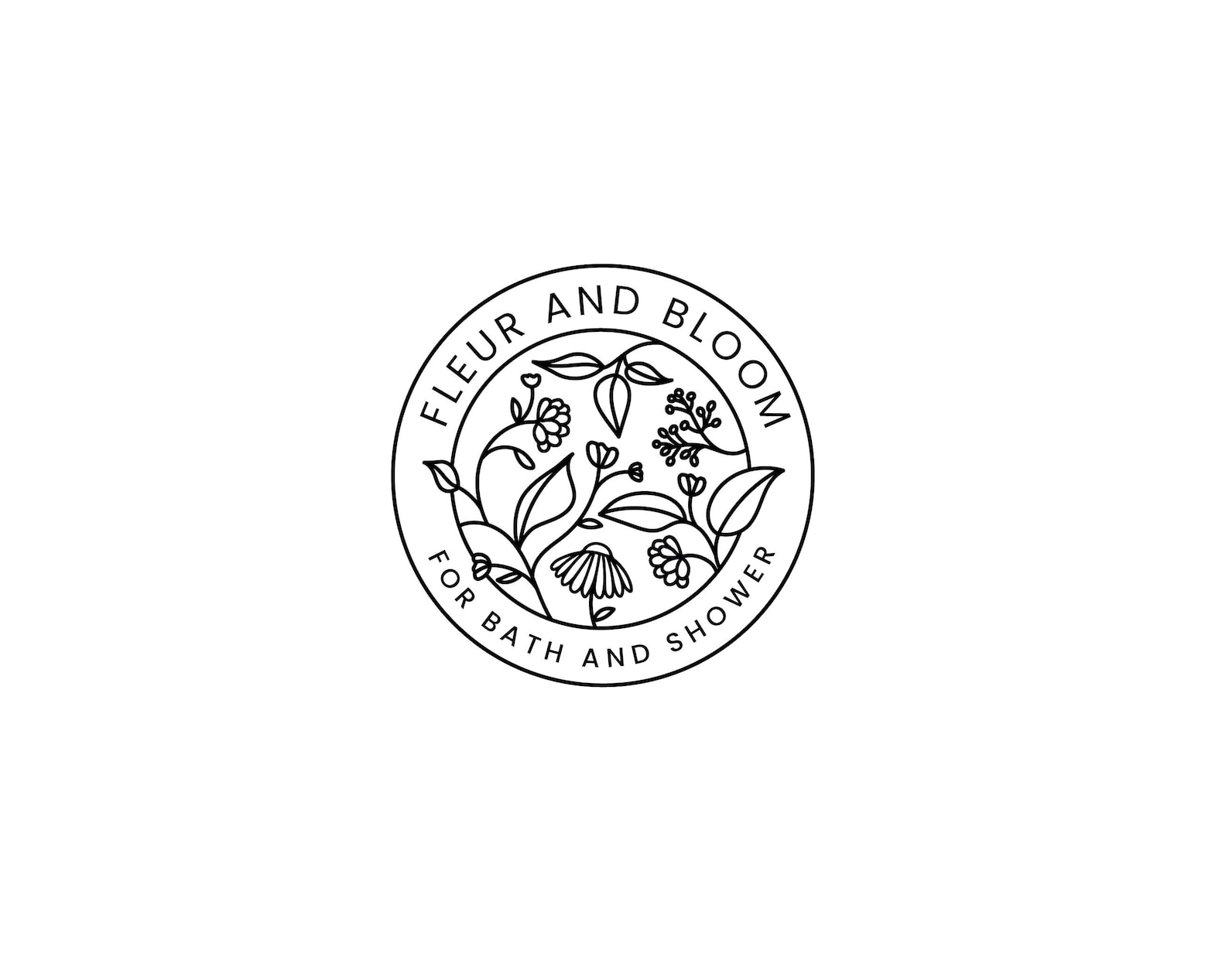 Premade Logo,stationery Design Logo,organic Logo, Flower Basket Logo ...