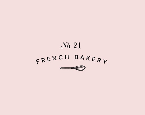 Premade Logo Logo Design Premade Logo Template Rolling Pin | Etsy