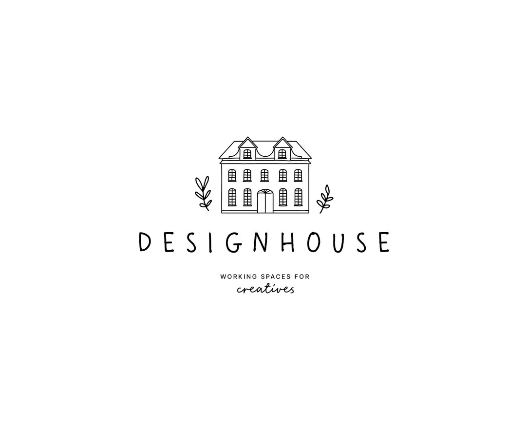 Premade Logo, Stamp Logo, House Logo Design, Premade Logo Template ...