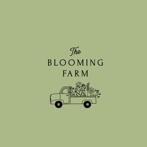 Premade Logo, Stamp Logo, Flower Delivery, Flower Logo, Minimalist Logo ...