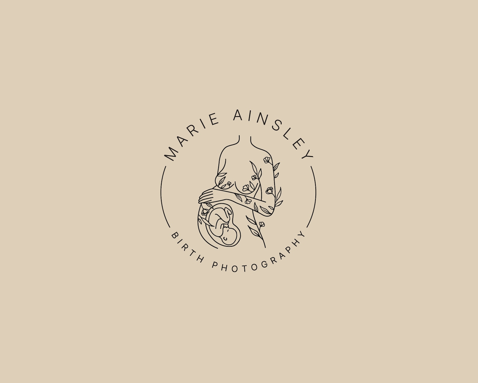 Premade Logo, Motherhood Logo, Birth Logo, Womb Logo, Ovaries Logo ...