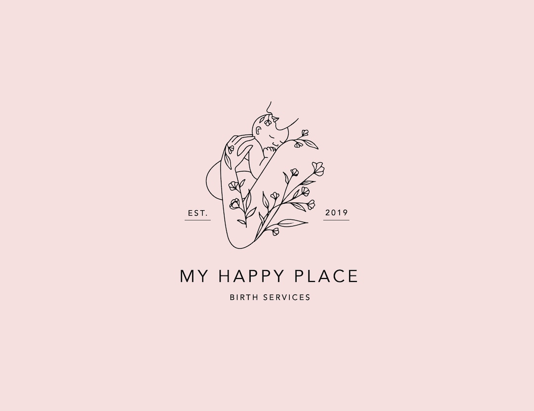 Logo de la maternité, Logo de la photographie de naissance, Logo Doula ...